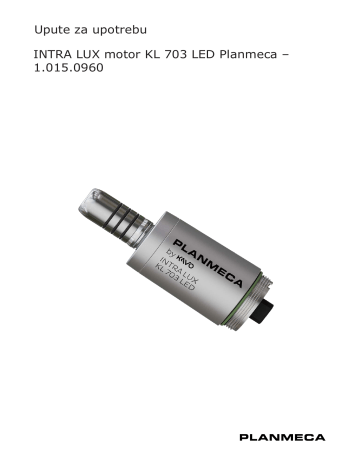 KaVo INTRA LUX KL 703 LED Planmeca Operativne instrukcije | Manualzz