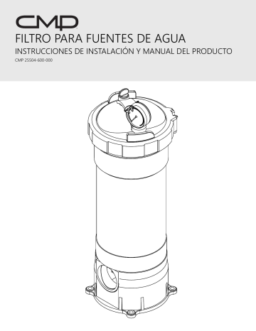 CMP WATER FEATURE FILTER instruction manual | Manualzz