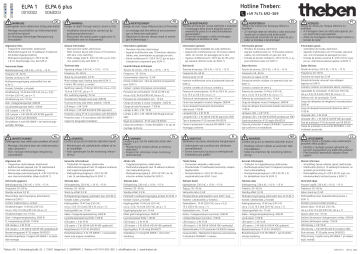 THEBEN Elpa 6 plus Instrucciones de operación | Manualzz