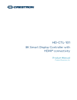 Crestron HD-CTL-101 Product Manual | Manualzz