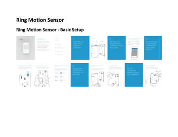 Ring RING-PIR-SS Motion Sensor Product Manual | Manualzz