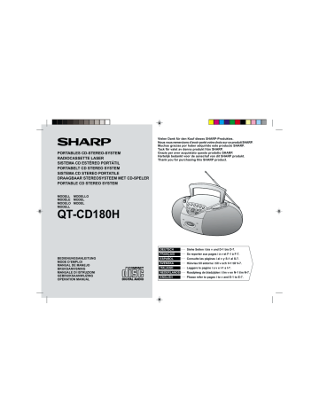 Sharp QT-CD180H Specifications | Manualzz
