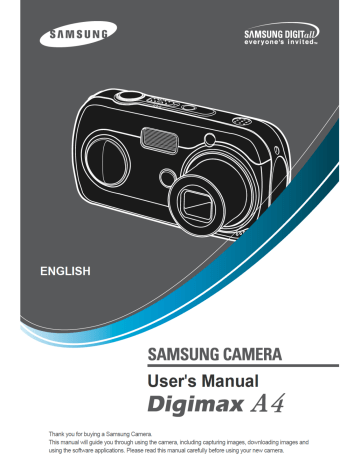 Samsung Digimax-A4 Specifications | Manualzz