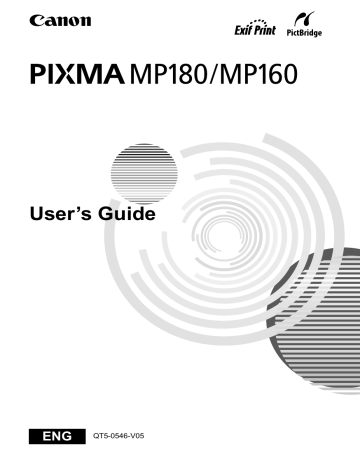 Canon PIXMA MP160 User Guide Manual | Manualzz