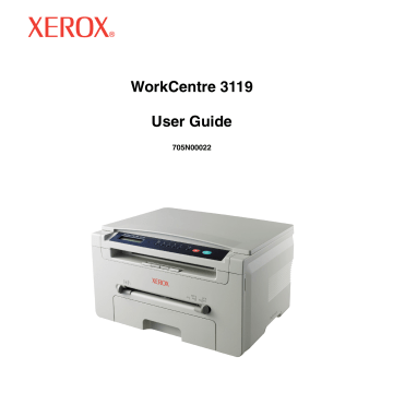 Xerox WorkCentre 3119 User Guide | Manualzz