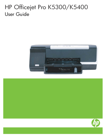 HP OfficeJet Pro K5400 User Guide | Manualzz