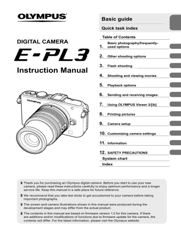 Instruction Manual DIGITAL CAMERA Basic guide 1. | Manualzz
