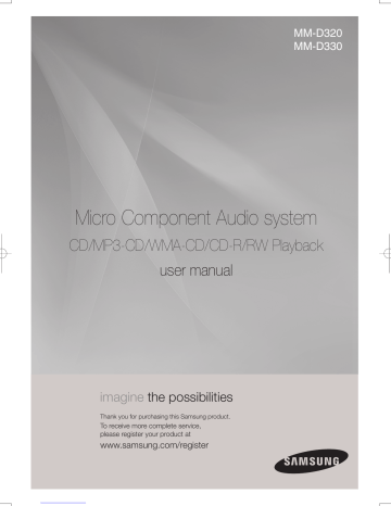 Samsung MM-D320 User Guide Manual | Manualzz