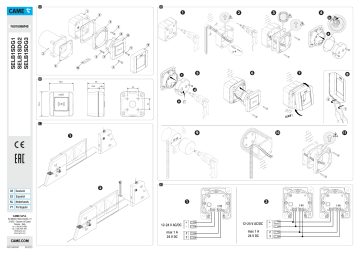 CAME SEL SELECTOR Installation manual | Manualzz