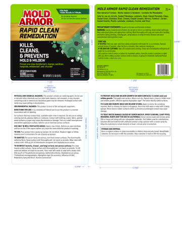 Mold Armor FG592 2.5 Gal. Rapid Clean Remediation, Kills, Cleans ...