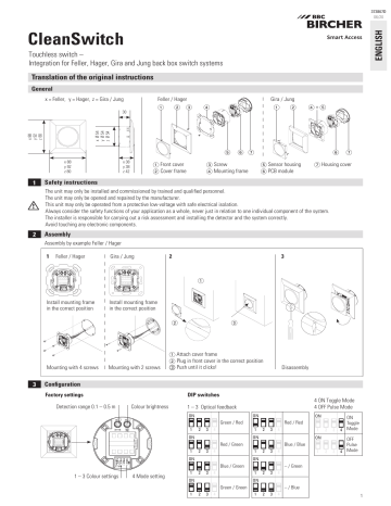 BBC Bircher CleanSwitch Integration Manual | Manualzz