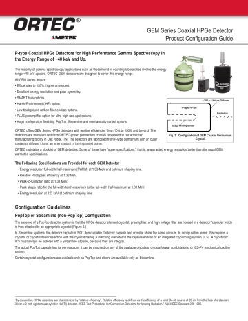 Ortec GEM Configuration Guide | Manualzz