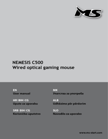 MS NEMESIS C500 wired gaming mouse Uputstvo za upotrebu | Manualzz