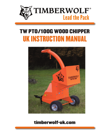 Timberwolf TW PTO/100G Wood Chipper Manual | Manualzz