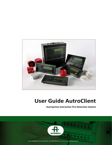Autronica AutroClient User Guide | Manualzz