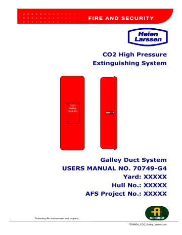 Autronica CO2 systems User Manual | Manualzz