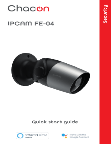 Chacon IPCAM-FE04 Outdoor WiFi camera Manual de usuario | Manualzz
