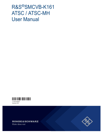 Rohde&Schwarz SMCV100B User Manual | Manualzz