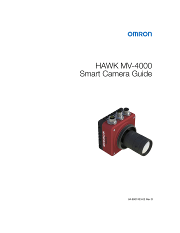 Omron HAWK MV-4000 Smart Camera Guide | Manualzz