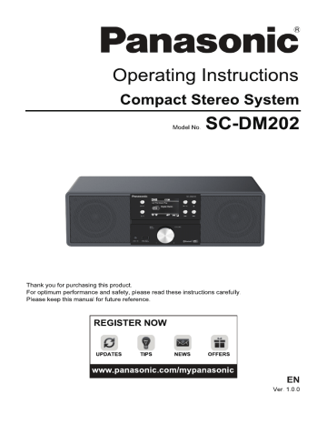 Panasonic SCDM202 Operating instructions | Manualzz