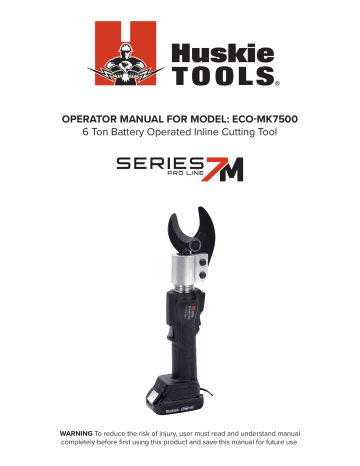 Huskie Tools ECO-MK7500 6 Ton Inline Cutting Tool Manual | Manualzz