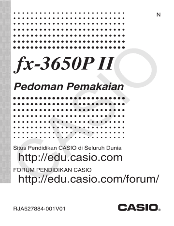 Casio fx-3650P II Panduan pengguna | Manualzz