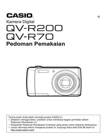 Casio QV-R200 Panduan pengguna | Manualzz