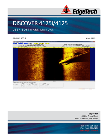 EdgeTech Discover 4125i Owner's Manual | Manualzz