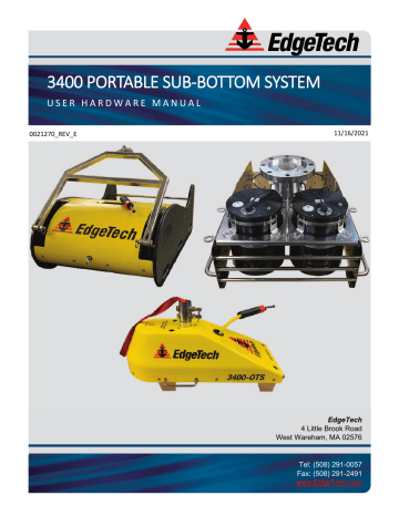 EdgeTech 3400 Owner's Manual | Manualzz