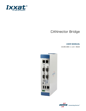 Ixxat CANnector Bridge User Manual | Manualzz