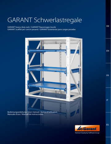 Garant heavy-duty rack Mode d'emploi | Manualzz