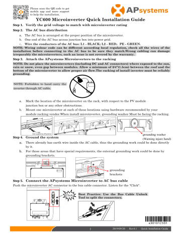 APsystems YC600 Guide | Manualzz