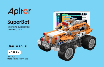 Apitor KJ9354TD-ROBOT_008 SuperBot Robot Kit Owner's Manual | Manualzz