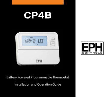 EPH Controls CP4B Operation guide | Manualzz