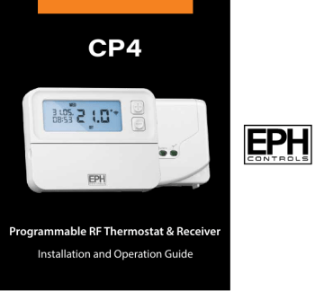 EPH Controls CP4 Operation guide | Manualzz