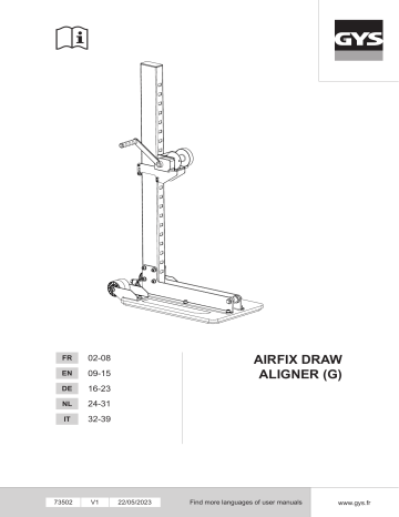 GYS AIRFIX DRAW ALIGNER (G) Owner's Manual | Manualzz