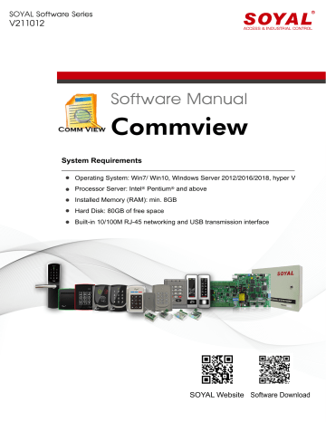 SOYAL Commview Owner's Manual | Manualzz