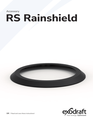 Exodraft RS Rainshield Owner's Manual | Manualzz