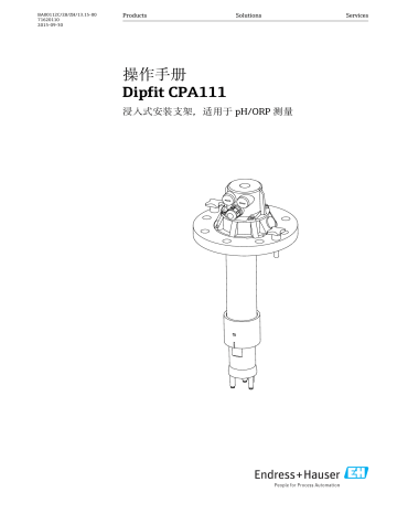 Endres+Hauser Dipfit CPA111 取扱説明書 | Manualzz