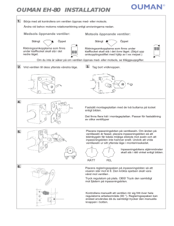 OUMAN EH-80 Installation manual | Manualzz