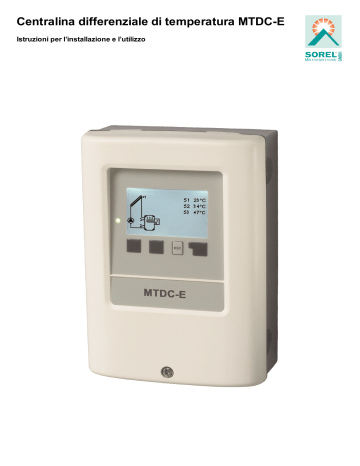 Sorel MTDC-E TDC Solar Controller Manuale del proprietario | Manualzz