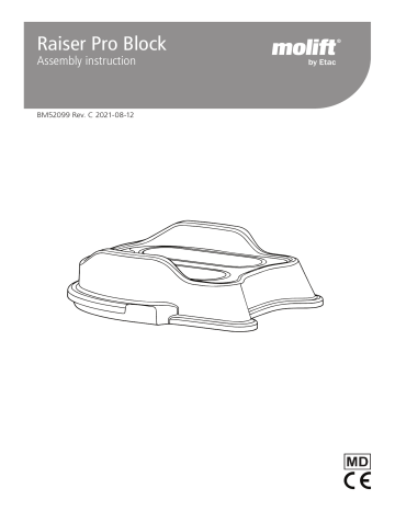 Molift Raiser Pro Block Bedienungsanleitung | Manualzz