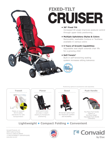 Convaid Cruiser Quick guide | Manualzz