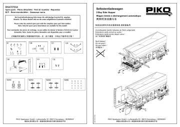 PIKO 58377 3-car set 2-Axle Hopper= Fc PRESS VI Parts Manual | Manualzz