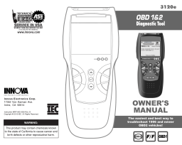 Innova 3120e - Owner's manual | manualzz.com