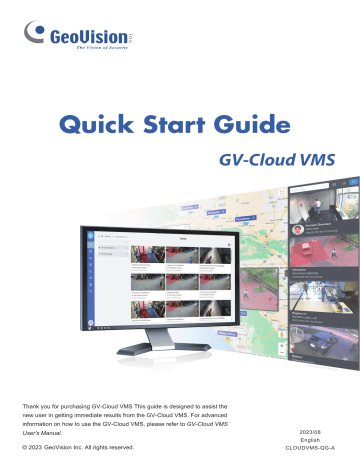 GeoVision GV-Cloud VMS Quick Start Guide | Manualzz