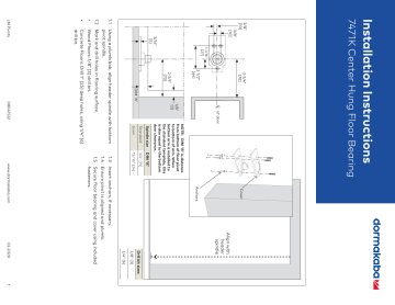 Dormakaba kaba LM Series Pivots Installation Instructions | Manualzz