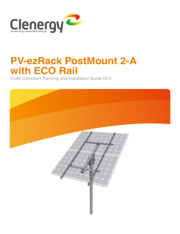 Clenergy PostMount 2-A Installation Guide | Manualzz