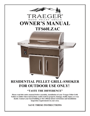 Traeger Select Elite Owner's Manual | Manualzz