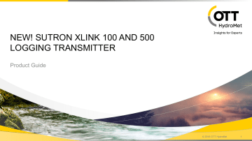 Ott Sutron XLink 100/500 Guide | Manualzz